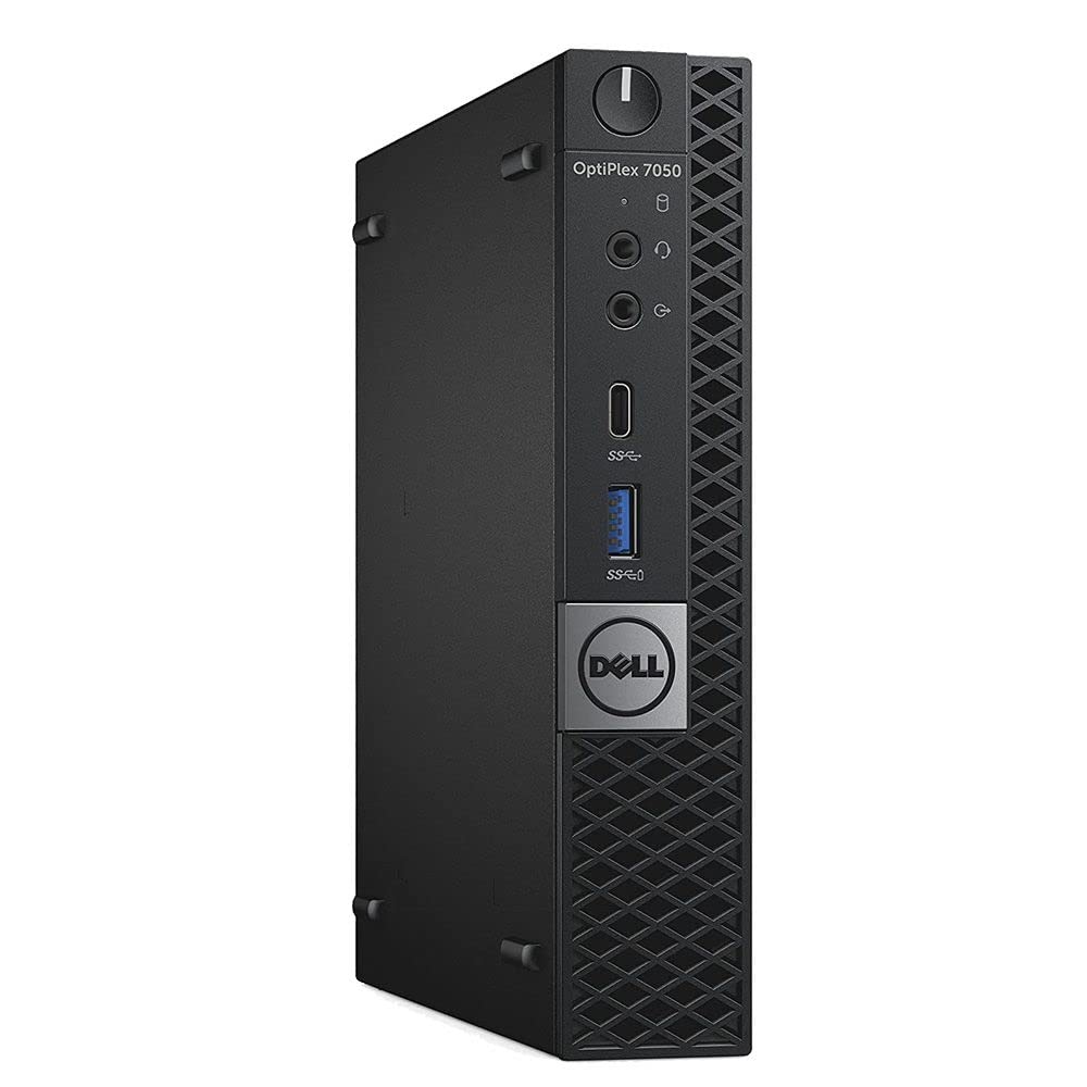 Dell Optiplex 7050 Micro Desktop i7-6700T UP to 3.60GHz 16GB DDR4 New 512GB NVMe M.2 SSD Wireless Keyboard Mouse WiFi BT Win10 Pro (Renewed)