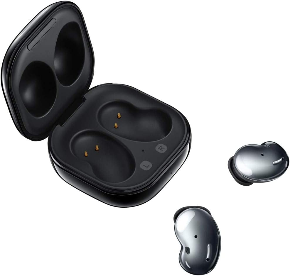 Samsung Galaxy Buds Live, Earbuds w/Active Noise Cancelling (Mystic Black) (Renewed)