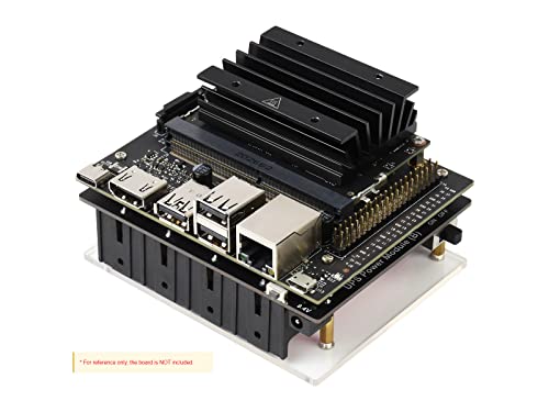 Waveshare UPS Power Module (B) for Jetson Nano 5V Uninterruptible Power Supply 5A High Current with Pogo Pins Connector