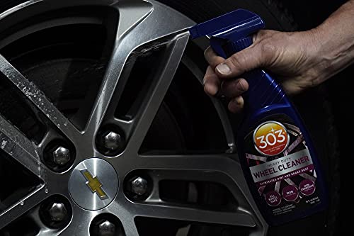 303 Heavy Duty Wheel Cleaner - Eliminates Dirt and Brake Dust - All Wheel Safe - Iron Indicating Formula - Non Corrosive Formula, 15.5 fl. oz. (30597CSR) Packaging May Vary