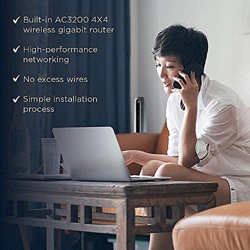 Motorola MG8702- DOCSIS 3.1 Cable Modem Wi-Fi Router,(High Speed Combo) with Intelligent Power Boost - AC3200 Wi-Fi Speed, Approved for Comcast Xfinity, Cox, and Charter Spectrum - (Renewed)