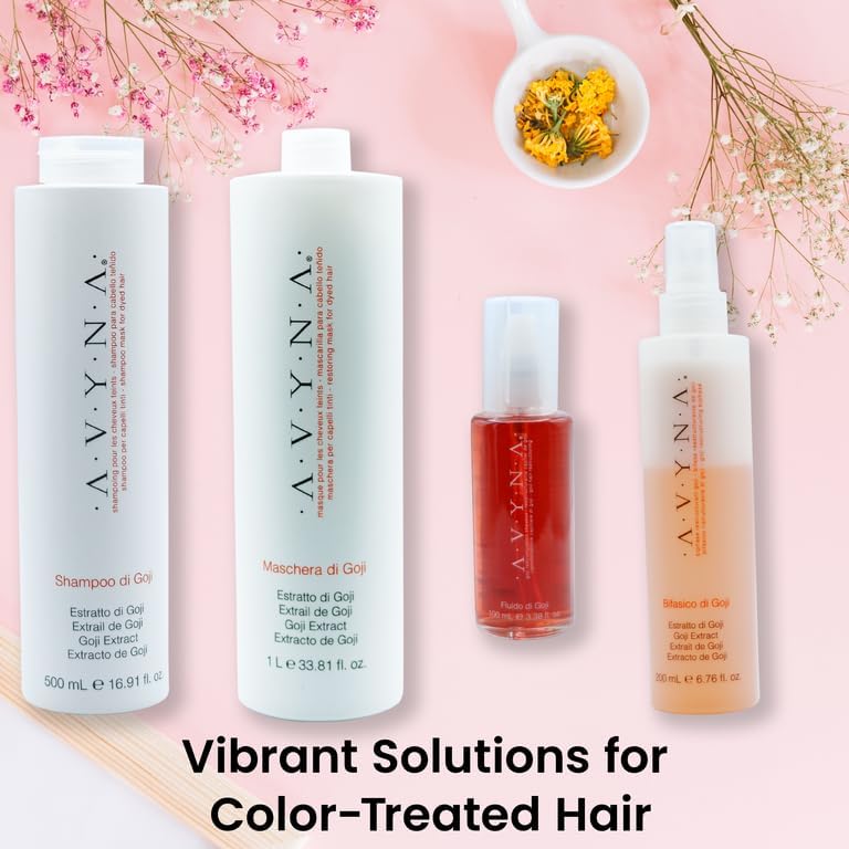 Avyna Shampoo for Color Treated Hair with Goji Extract 16.91 oz