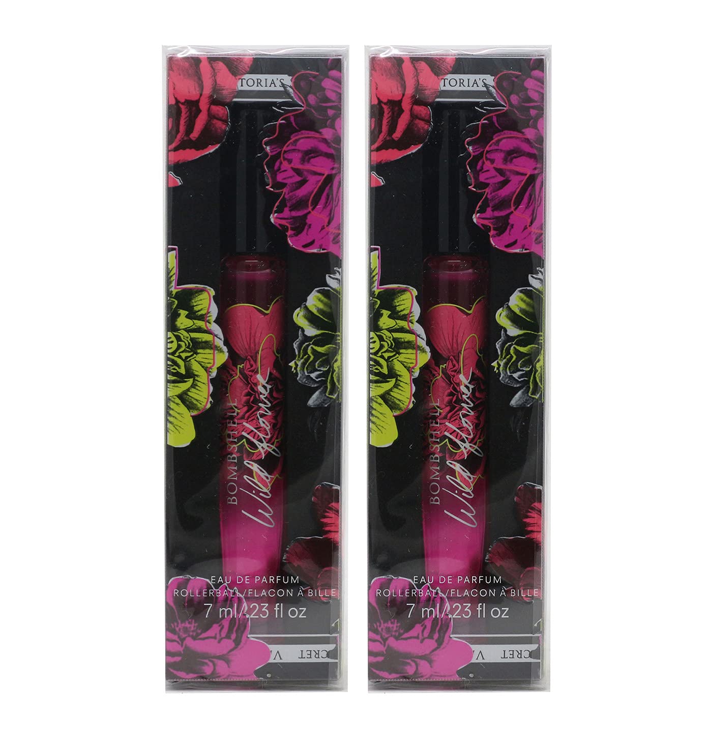 Victoria's SecretBombshell Wild Flower Eau de Parfum Rollerball .23 Ounce (Bombshell Wild Flower, 2 Pack)