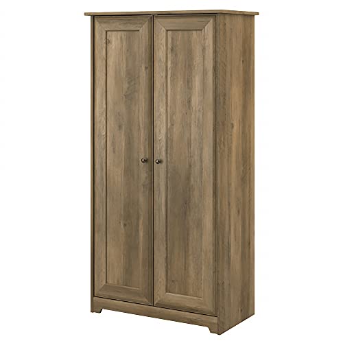 Bush Furniture Cabot Tall Storage Cabinet with Doors, Reclaimed Pine