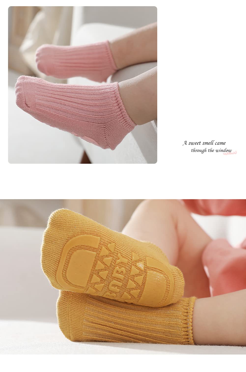 Unisex Baby Toddler Non Slip Socks Infant Girl Socks Boy's Home Floor Sock 1-3T