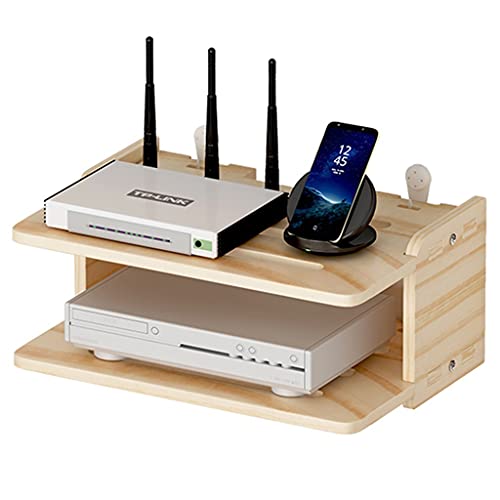 WiFi Storage Box TV Set-top Box Hidden Shelf Wireless Router Rack Network Set-top Box shelter Box Home Desktop Organized Wall Shelf