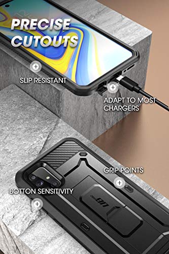 SUPCASE Unicorn Beetle Pro Series Designed for Samsung Galaxy A71 5G Case[Not for A71 5G UW Verizon], Full-Body Rugged Holster & Kickstand Case with Built-in Screen Protector (Black)