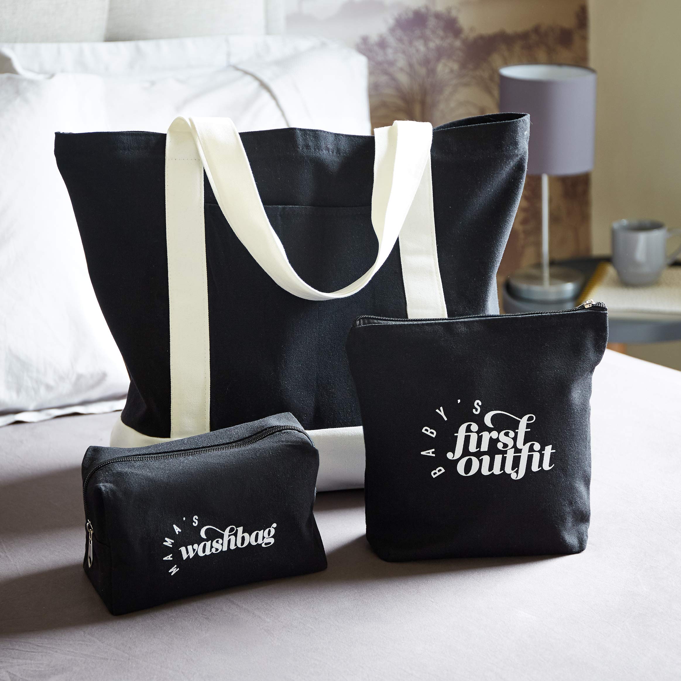 BirthBag® - Pre Packed Maternity Labor and Delivery Hospital Birth Bag Gift Set for New Mom and Baby (Large Tote)
