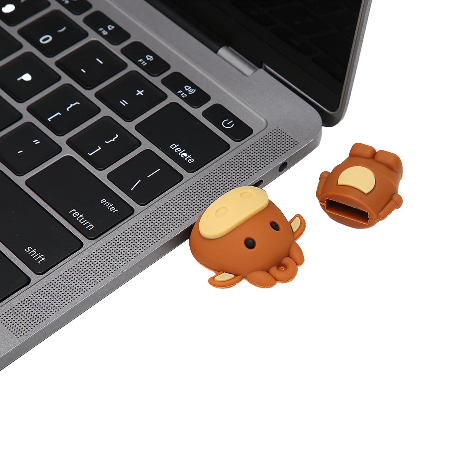 Heayzoki 16GB/32GB/64GB/128GB USB Flash Drive,Thumb Drives Memory Drive,Portable Cartoon Cow Doll Storage Memory Drive,for USB‑A Port Desktop Computer Laptop Tablet Computer TV(64GB)