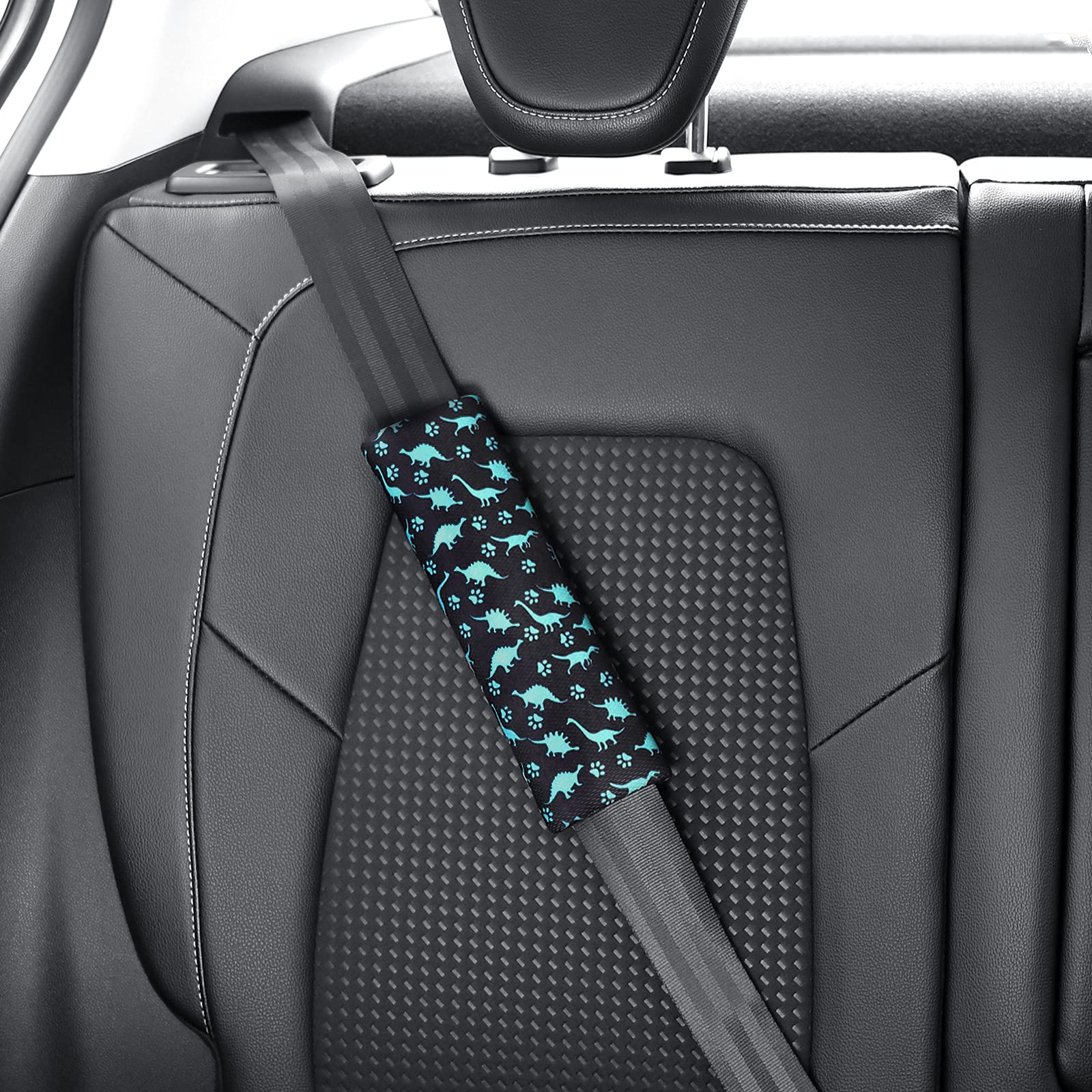 Accmor Car Seat Straps Shoulder Pads for Baby Kids,Soft Seat Belt Covers for Children, Car Seat Strap Covers for Girls Boys