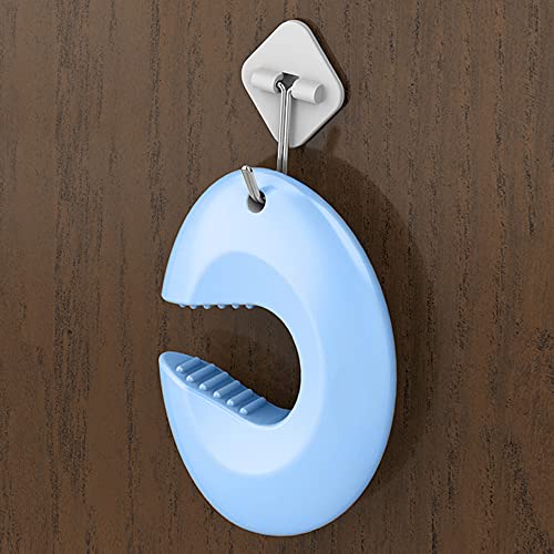 Roeoi Silicone Finger Pinch Guard (4 Pack). Baby Proof Door Pinch Guard and Door Slam Stopper.(Blue)