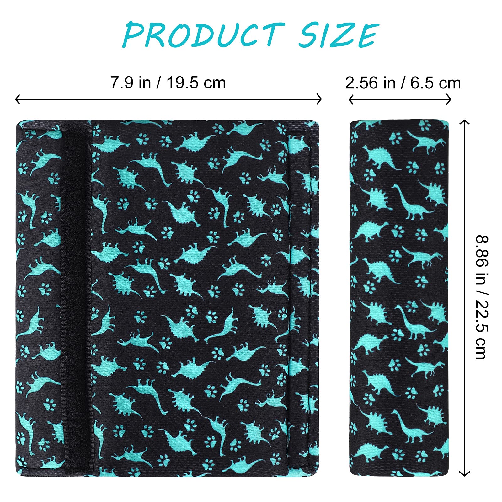 Accmor Car Seat Straps Shoulder Pads for Baby Kids,Soft Seat Belt Covers for Children, Car Seat Strap Covers for Girls Boys