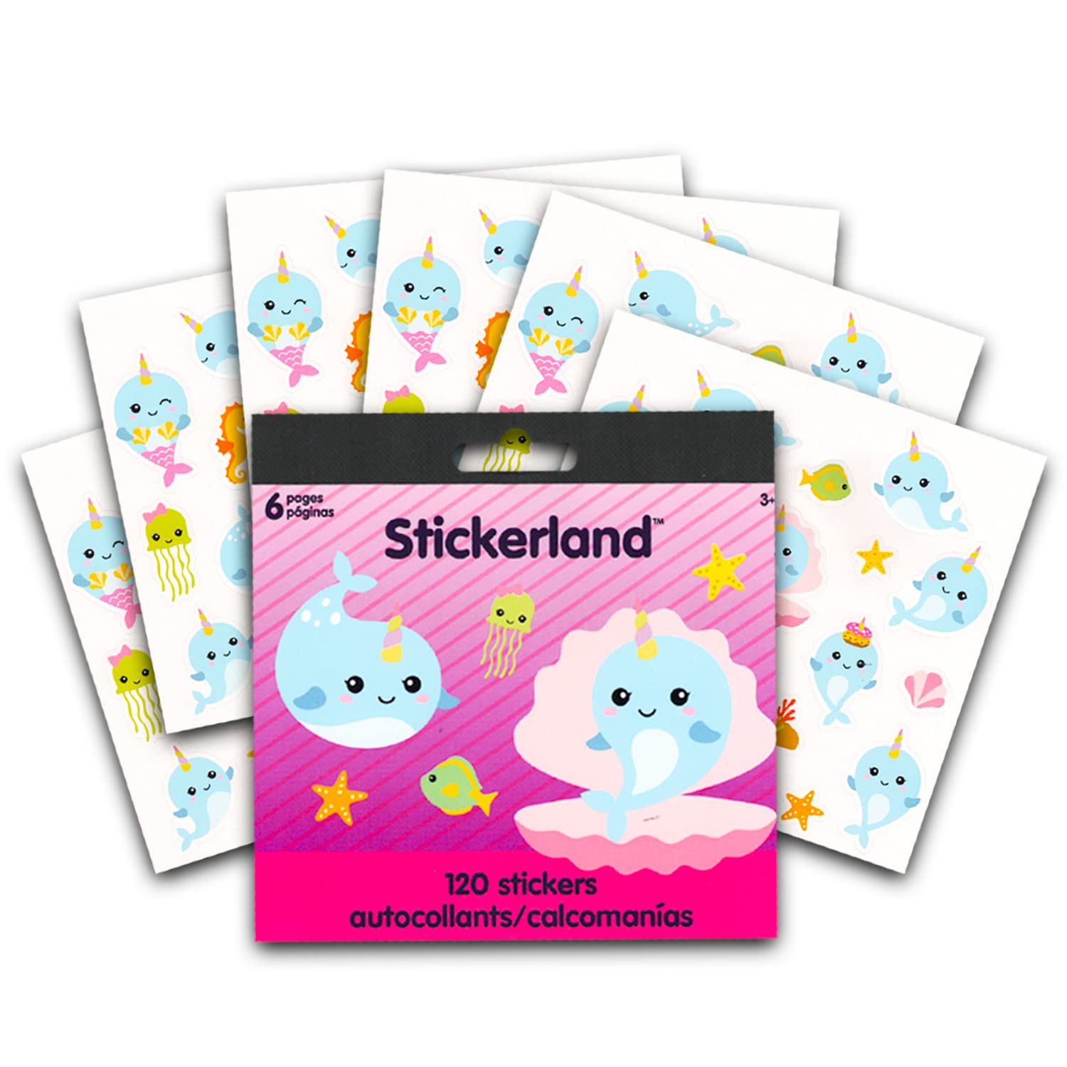 PinkFong Baby Shark Baby Shark 15oz Cup Set for Kids, Boys ~ Bundle Refillable with Straw, and Additional Stickers | School Supplies, Sports, More