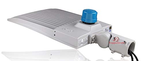 300 Watt LED NextGen II Parking Lot Lights β 40,000 Lumens β Super Efficiency 130 Lumen to Watt - 5000K - with Photocell - Silver/Gray Housing