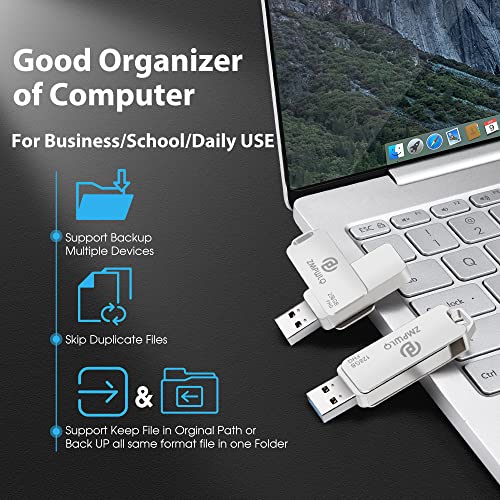 256GB Easy Auto Back up-Thumb-Drive for Computer Photo-Stick-Photos-Backup Photo-Storage-Device-for-Computer Laptop PC Memory USB Flash Photo Finder Sticks Pictures Mac Transfer Album Keeper Windows