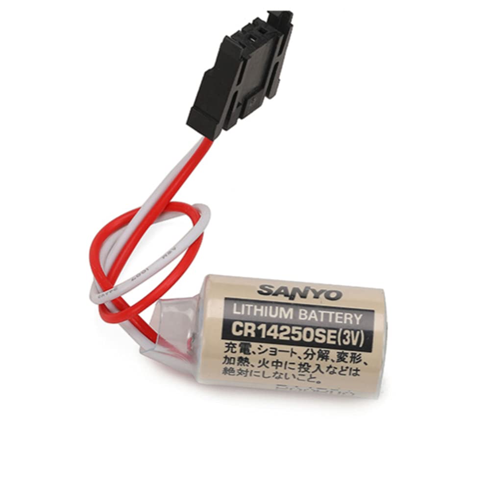 WELLVEUS 5Pcs 1/2AA 3V PLC Replacement Battery for FDK CR14250SE Sanyo CR14250