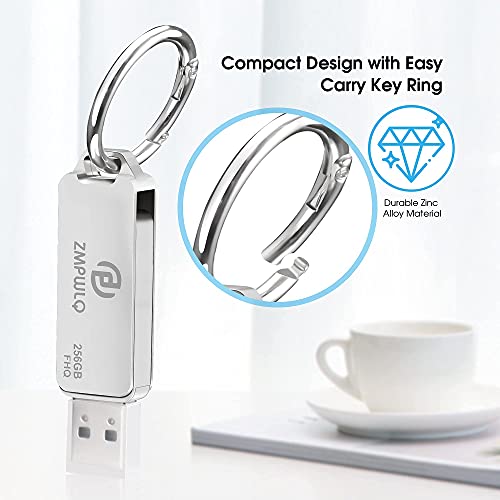 256GB Easy Auto Back up-Thumb-Drive for Computer Photo-Stick-Photos-Backup Photo-Storage-Device-for-Computer Laptop PC Memory USB Flash Photo Finder Sticks Pictures Mac Transfer Album Keeper Windows