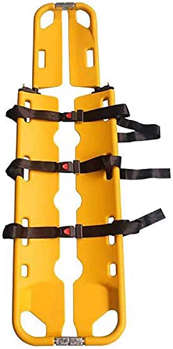 Youyaa Portable Travel Size Patient Transport Adjustable Light Weight Immobilization Board Folding Scoop Stretcher, EMS Medical Folding Emergency for Hospital Clinic Home Sports