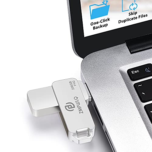 256GB Easy Auto Back up-Thumb-Drive for Computer Photo-Stick-Photos-Backup Photo-Storage-Device-for-Computer Laptop PC Memory USB Flash Photo Finder Sticks Pictures Mac Transfer Album Keeper Windows