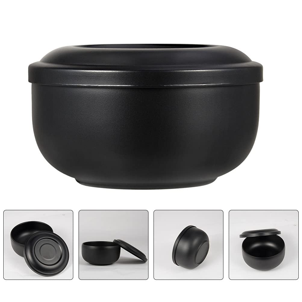 Beaupretty Stainless Steel Shaving Soap Bowl Shaving Mug for Shave Cream Soap Shaving Cup with Lid