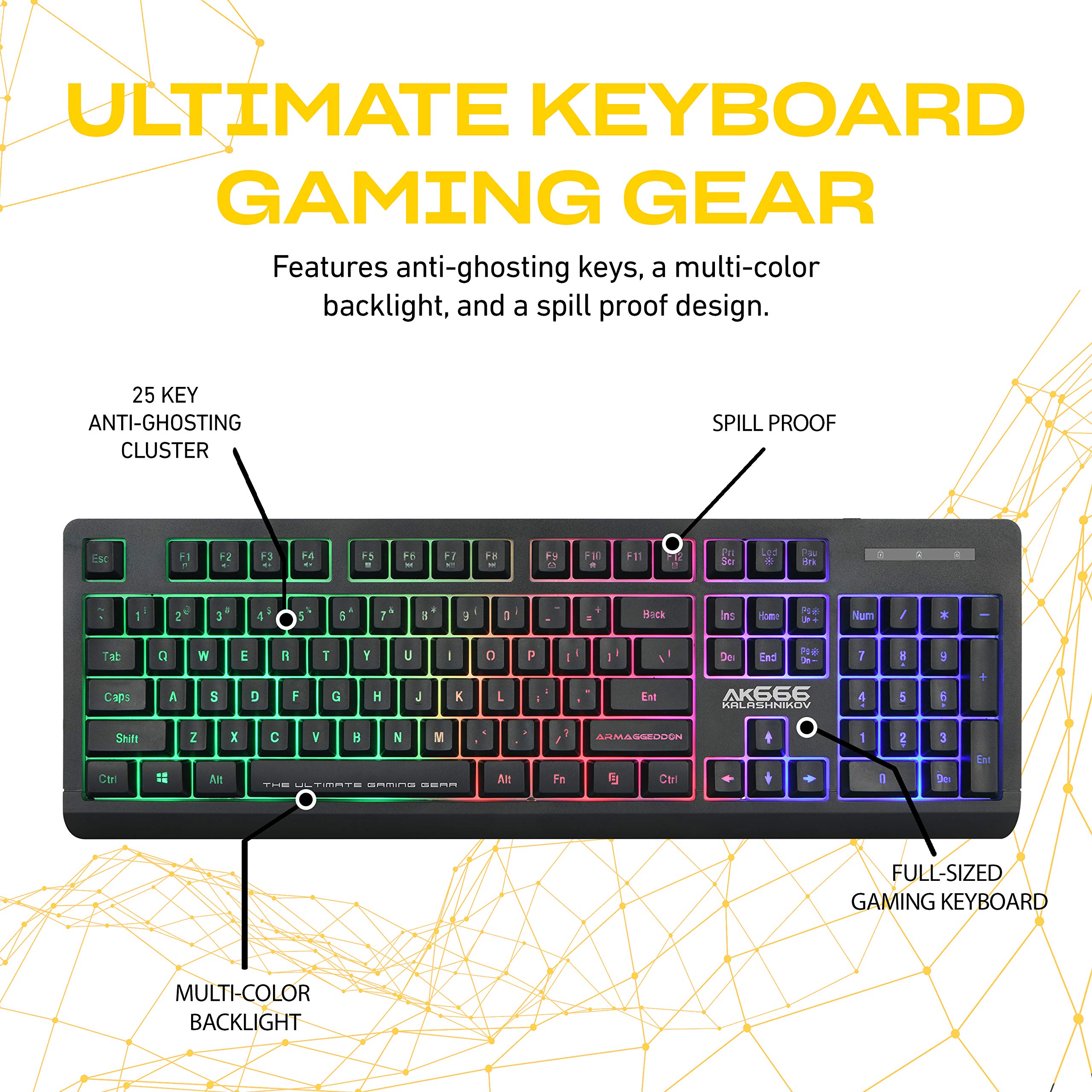Armaggeddon AK-666 Pro Gaming Keyboard