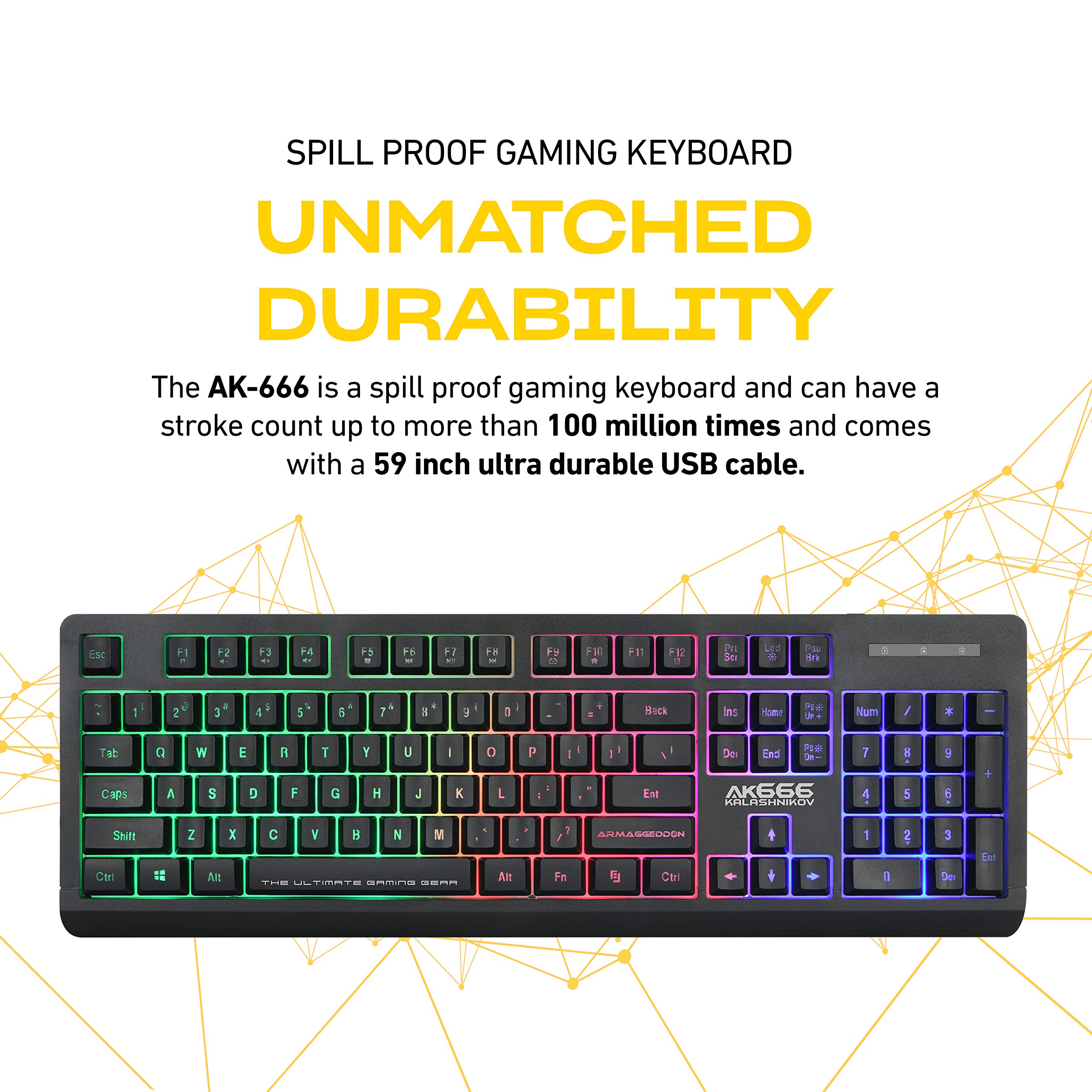Armaggeddon AK-666 Pro Gaming Keyboard