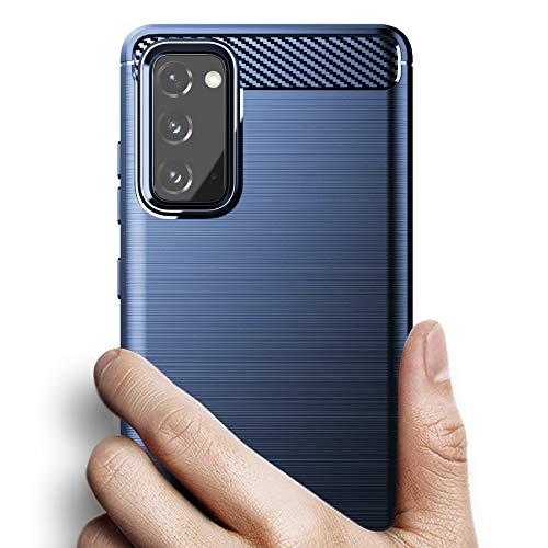 Osophter for Galaxy S20 FE Case,Samsung S20 FE 5G Case Shock-Absorption Flexible TPU Rubber Protective Cell Phone Cover for Samsung Galaxy S20 FE 5G(Navy Blue)