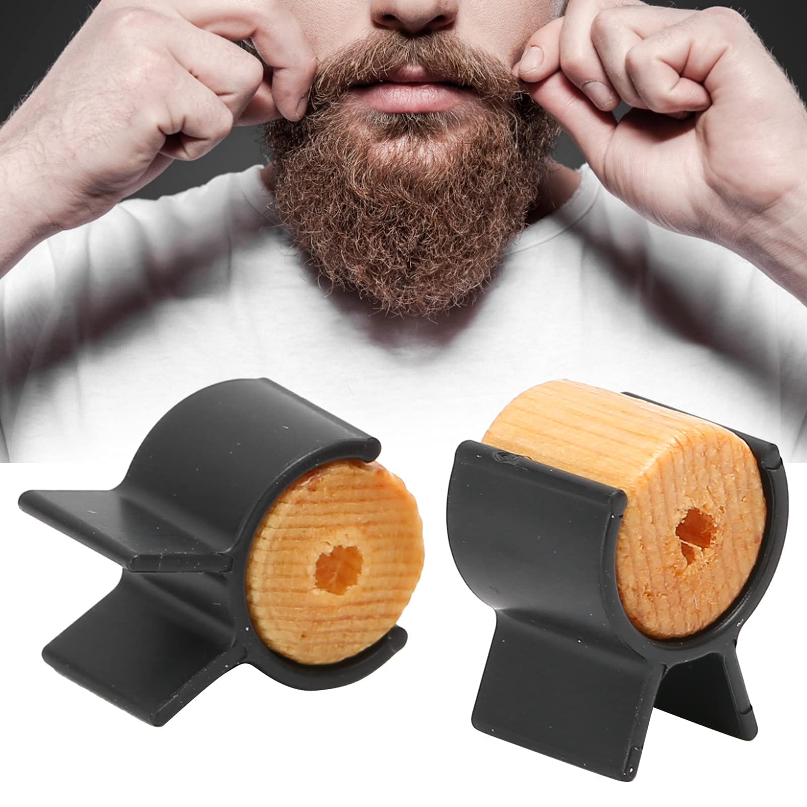 Handlebar Mustache Training Wheel, 1 Pair Wood Gel Handlebar Mustache Training Wheels, Training Wheel For Mustache Training Wheels