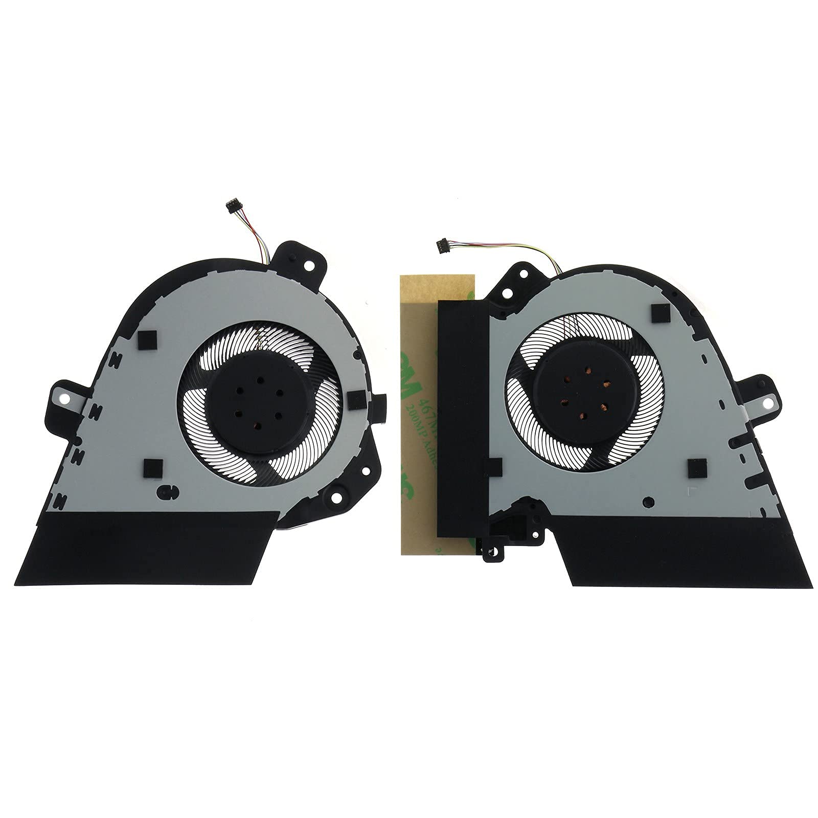Replacement CPU GPU Cooling Fan for Asus ROG Zephyrus GU502DU GA502IU GA502IV 5V 0.5A 13NR03V0T02011 13NR0210T01111 13NR0210AM0901 DFS5K12304363C DFS5K12115491P
