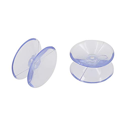 Jiozermi 20 PCS Double Sided Suction Cups Without Hooks Sucker Pads for Glass Plastic 20mm/0.8 Inch