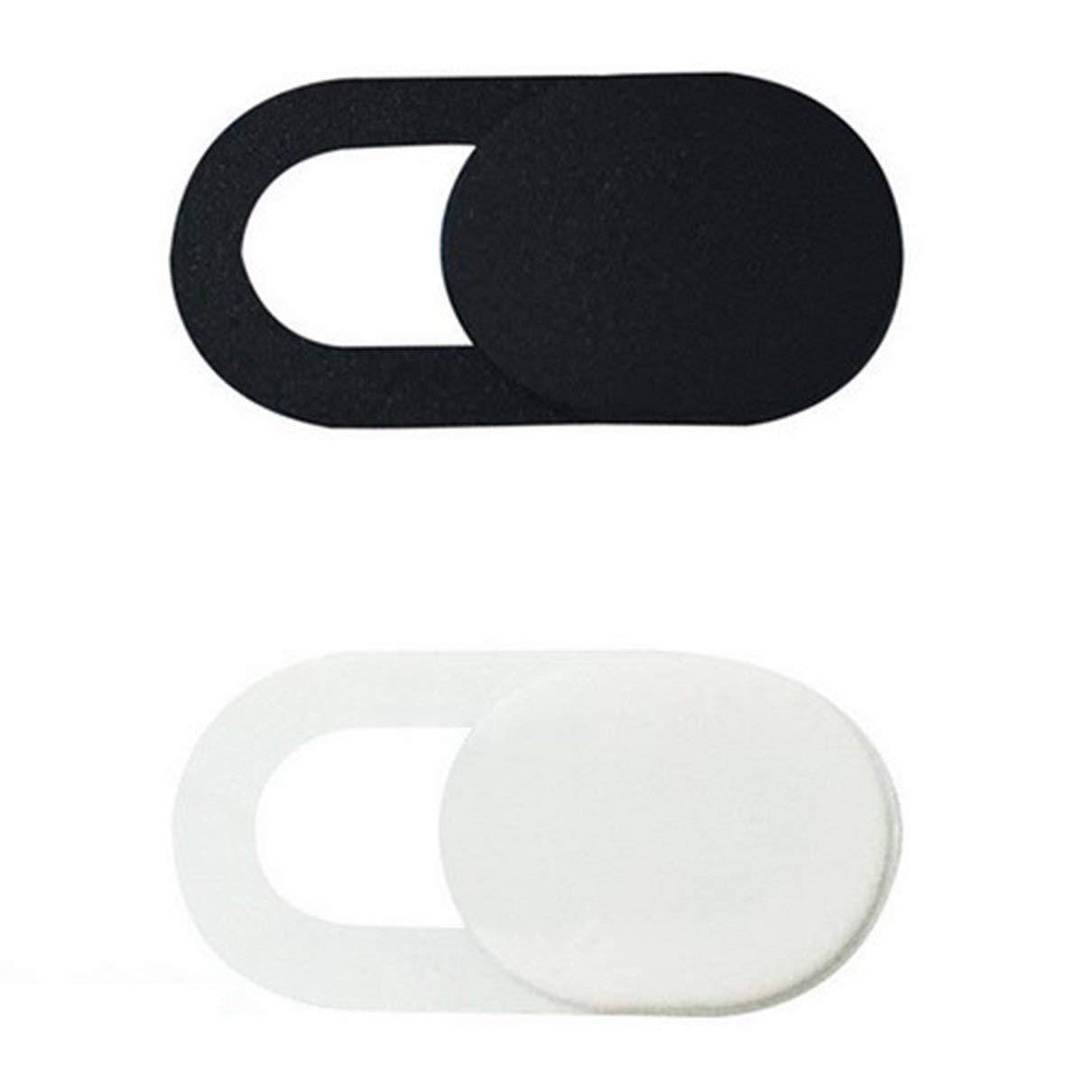 Caczmarek 6pcs Oval Mobile Phone Camera Cover Sticker Webcam Protective Cover Laptop Camera Protective Cover Anti-dust Sliding Cover
