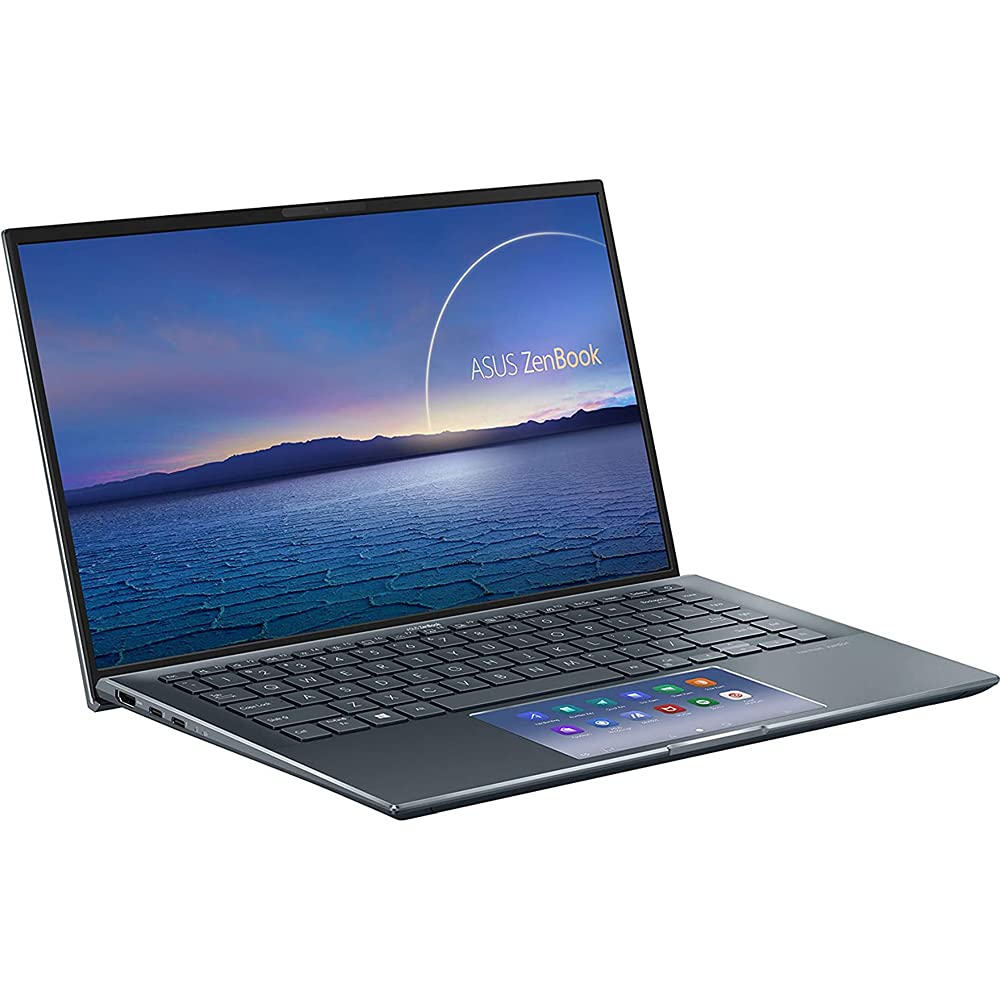 ASUS ZenBook 14" Ultra-Slim Intel i7-1165G7 8GB/512GB SSD Laptop UX425EA-EH71 10 Bundle with Deco Gear Medium Sized Pro Gaming Mouse Pad + Bytech Wireless Mouse