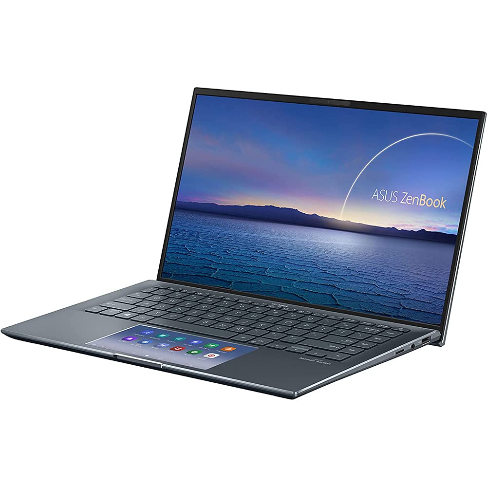 ASUS ZenBook 14" Ultra-Slim Intel i7-1165G7 8GB/512GB SSD Laptop UX425EA-EH71 10 Bundle with Deco Gear Medium Sized Pro Gaming Mouse Pad + Bytech Wireless Mouse