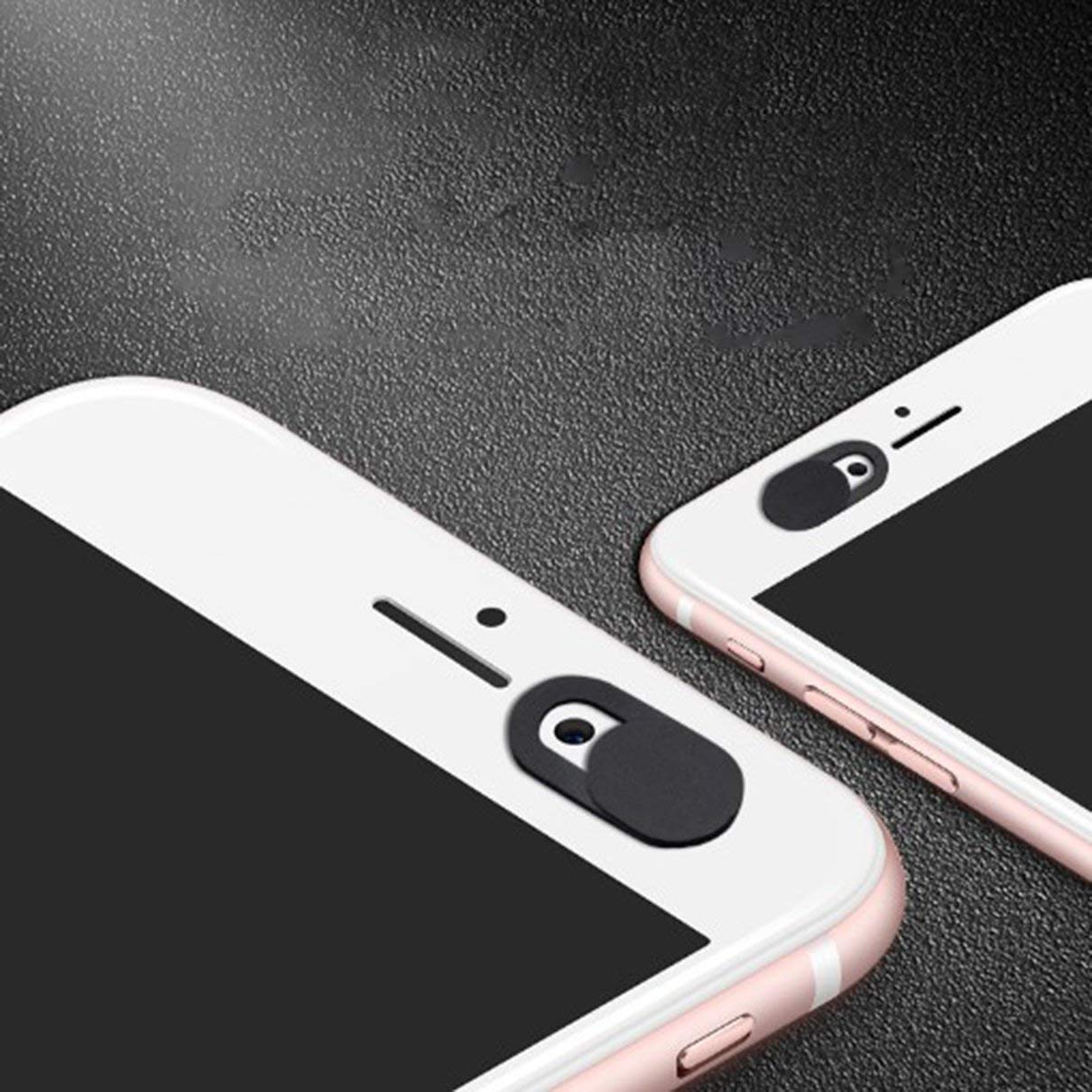 Caczmarek 6pcs Oval Mobile Phone Camera Cover Sticker Webcam Protective Cover Laptop Camera Protective Cover Anti-dust Sliding Cover