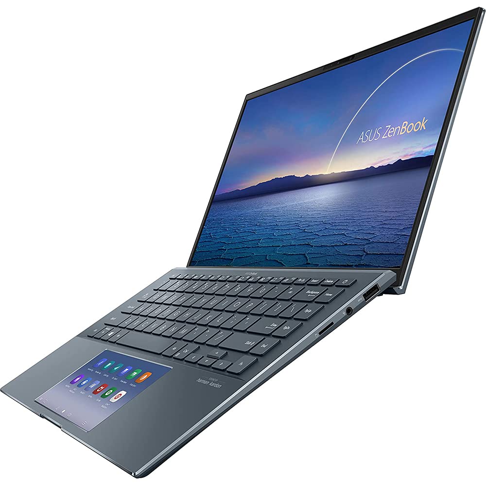 ASUS ZenBook 14" Ultra-Slim Intel i7-1165G7 8GB/512GB SSD Laptop UX425EA-EH71 10 Bundle with Deco Gear Medium Sized Pro Gaming Mouse Pad + Bytech Wireless Mouse