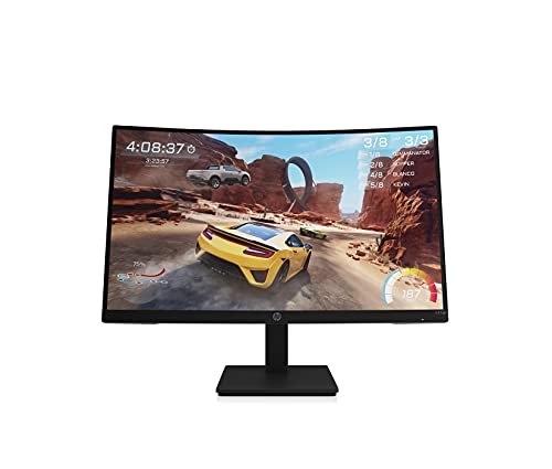 HP 27-inch Curved 165Hz QHD Gaming Monitor (X27qc, Black)