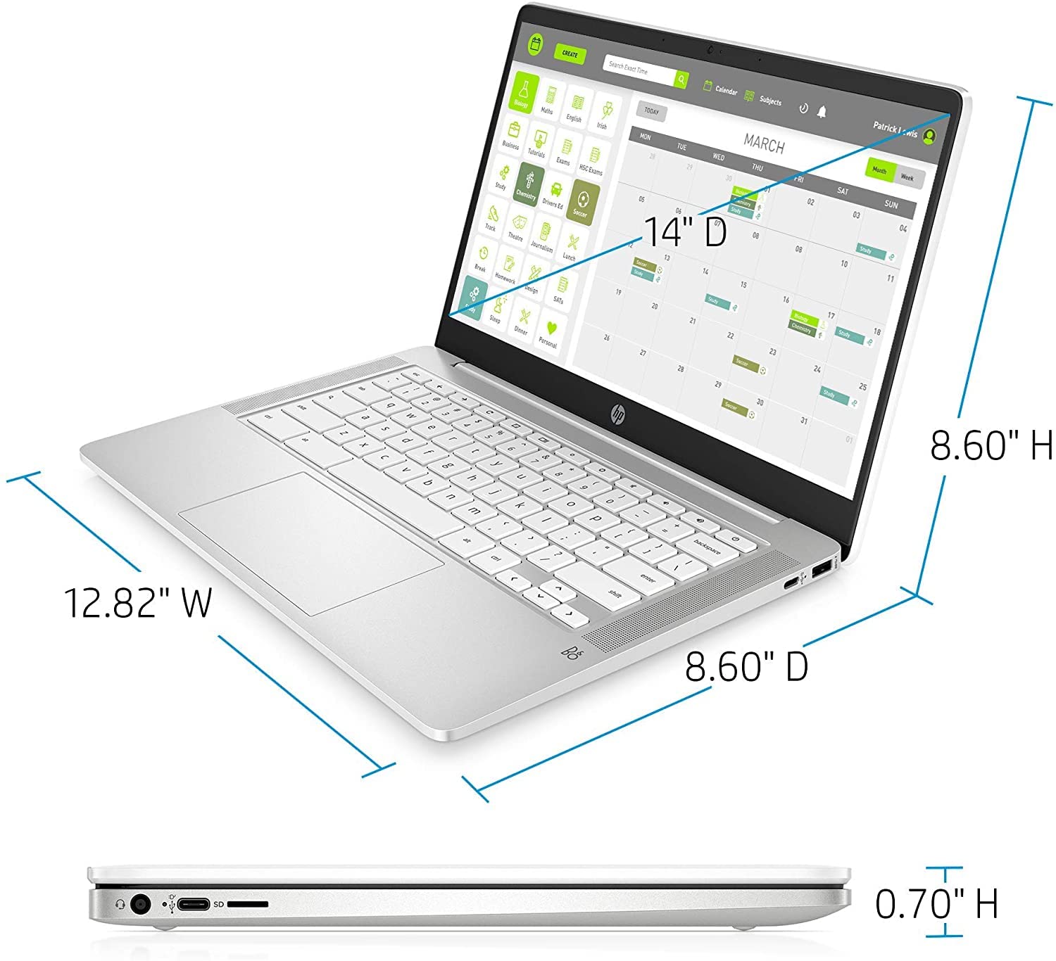 HP 2024 Newest Envy 2-in-1 Business Laptop, Microsoft Office Lifetime License, 14" FHD Touch Screen, Intel 10-Core i5-1335U CPU, 4GB RAM, 128GB SSD, Fingerprint Reader, WiFi 6E, Windows 11 Home