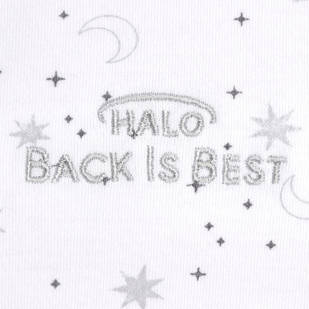 HALO Sleepsack 100% Cotton Wearable Blanket, TOG 0.5, Midnight Moons, Medium, 6-12 Months