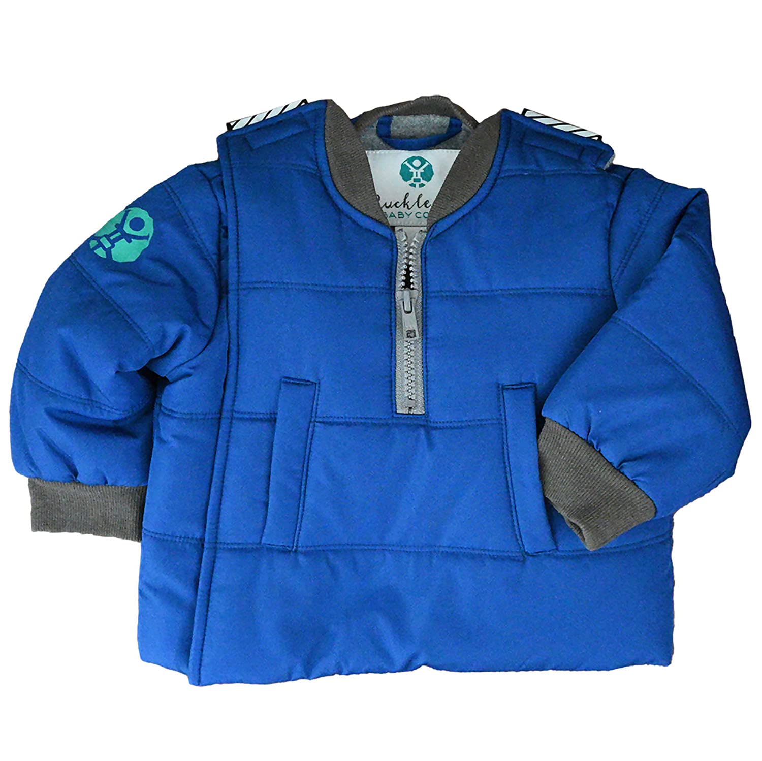 Buckle Me Baby Coats - Safer Car Seat Girls Warm Winter Jacket/Quick Close Winter Coat - Little Darling Blush Pink - Infant Size 18 Months - As Seen On Shark Tank