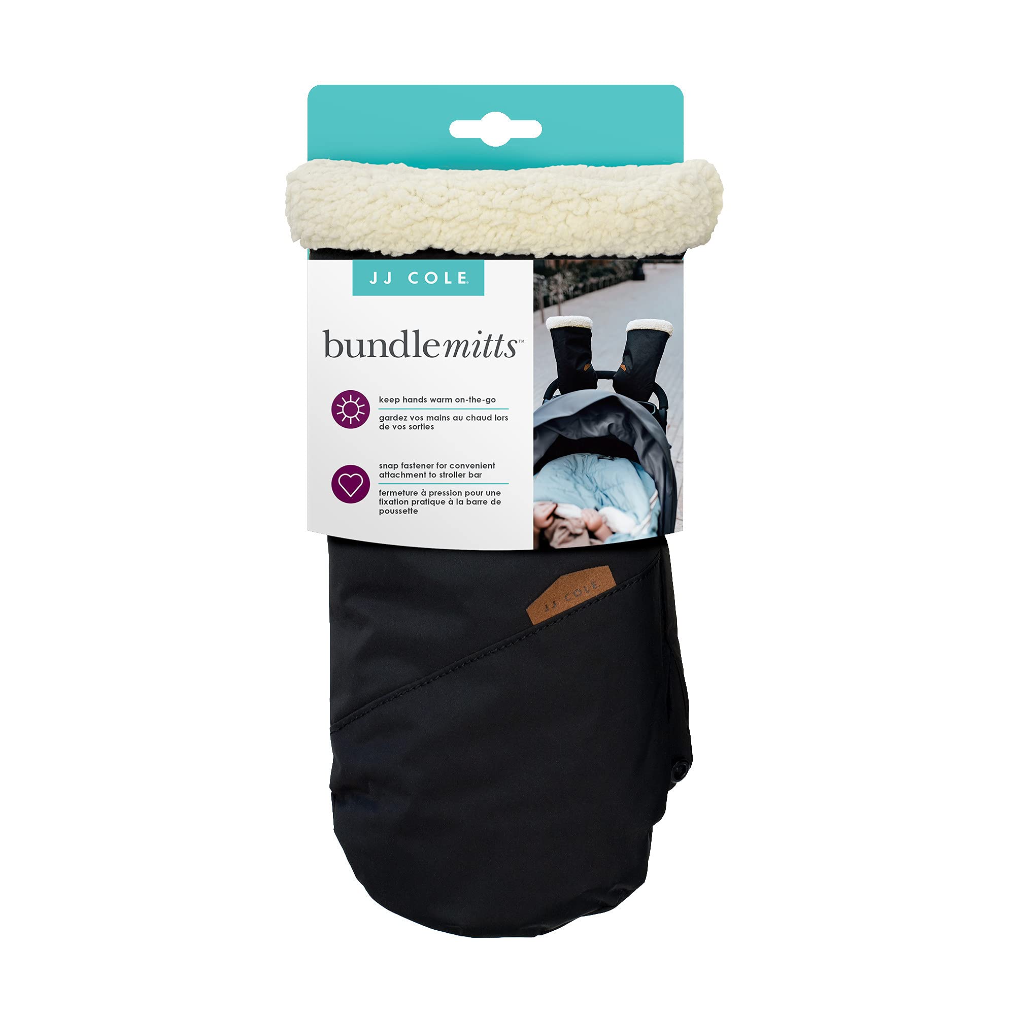 JJ Cole Bundle Me Bundlemitts, Cozy Gloves, Hand Mittens, Attaches to Stroller