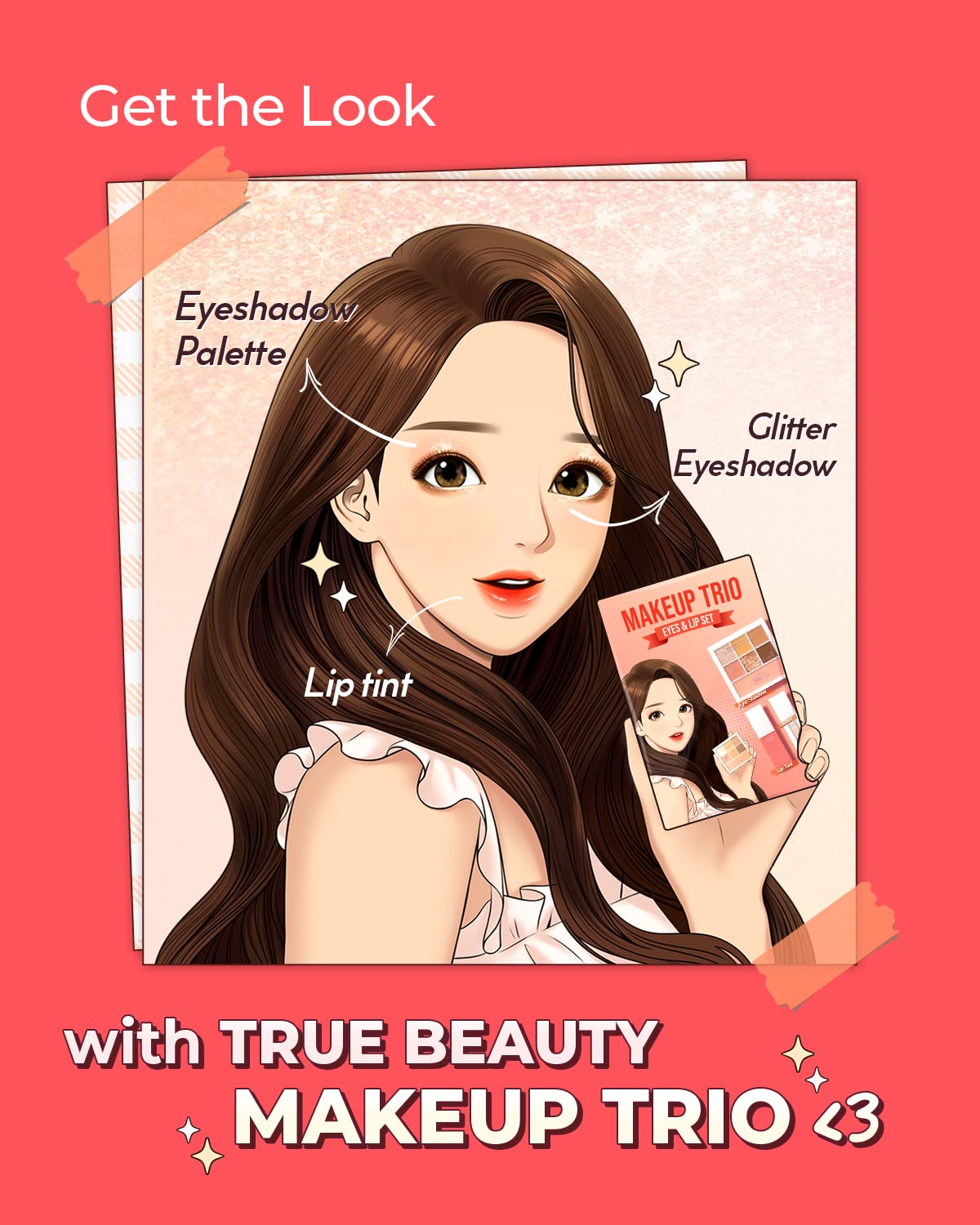 AMTS x True Beauty Edition - Some Sweet EyeShadow Makeup Palette | Matte Shimmer Metallic, Long Lasting, Cheek blush, All My Things, K Beauty, Pink Gold makeup