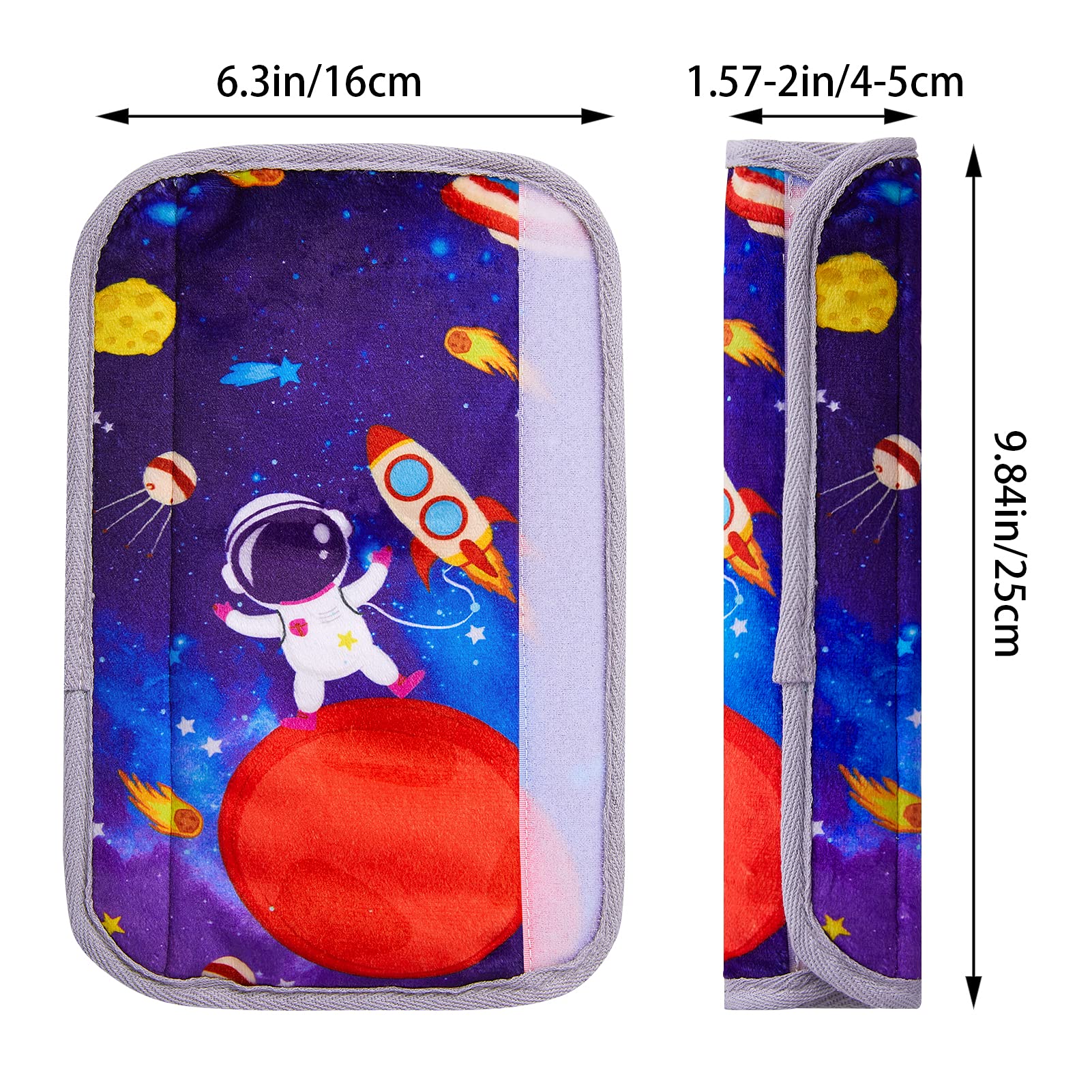 Car Seat Strap Covers for Baby Kids Car Seat Strap Pads Soft Car Seat Shoulder Strap Pads 2 Pack Car Seat Neck Cover Toddler Neck Pad Protector