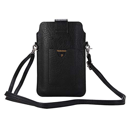 Crossbody Cell Phone Purse Credit Card Holder Wallet,Women PU Leather Multicolor Handbag with Adjustable Strap