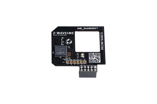 RaZberry 7 - Z-Wave Plug-On Module for Raspberry Pi, Great for DIY Smart Home. Compatible with Z-Way and Home Assistant