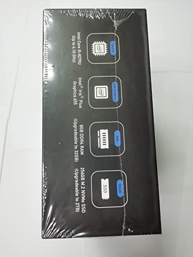 MINIX NGC-5, Intel i5-8279U Mini PC 8GB/256GB M.2 NVMe SSD, Triple 4K @ 60Hz Display/HDMI 2.0/ USB-C/DP/2xGigabit Ethernet/4USB 3.1. Support 4G LTE, SSD (SATA), Auto Power On