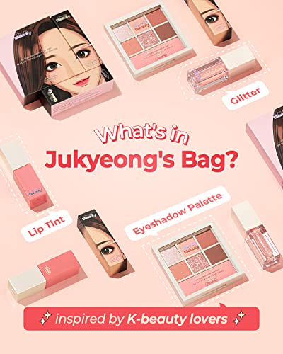 AMTS Webtoon True Beauty - 01 Some Love | Liquid Pink Gold Chunky Glitter Eyeshadow | Highlighter, K-Drama Korean Makeup, Highly Pigmented, Long Lasting Shimmer