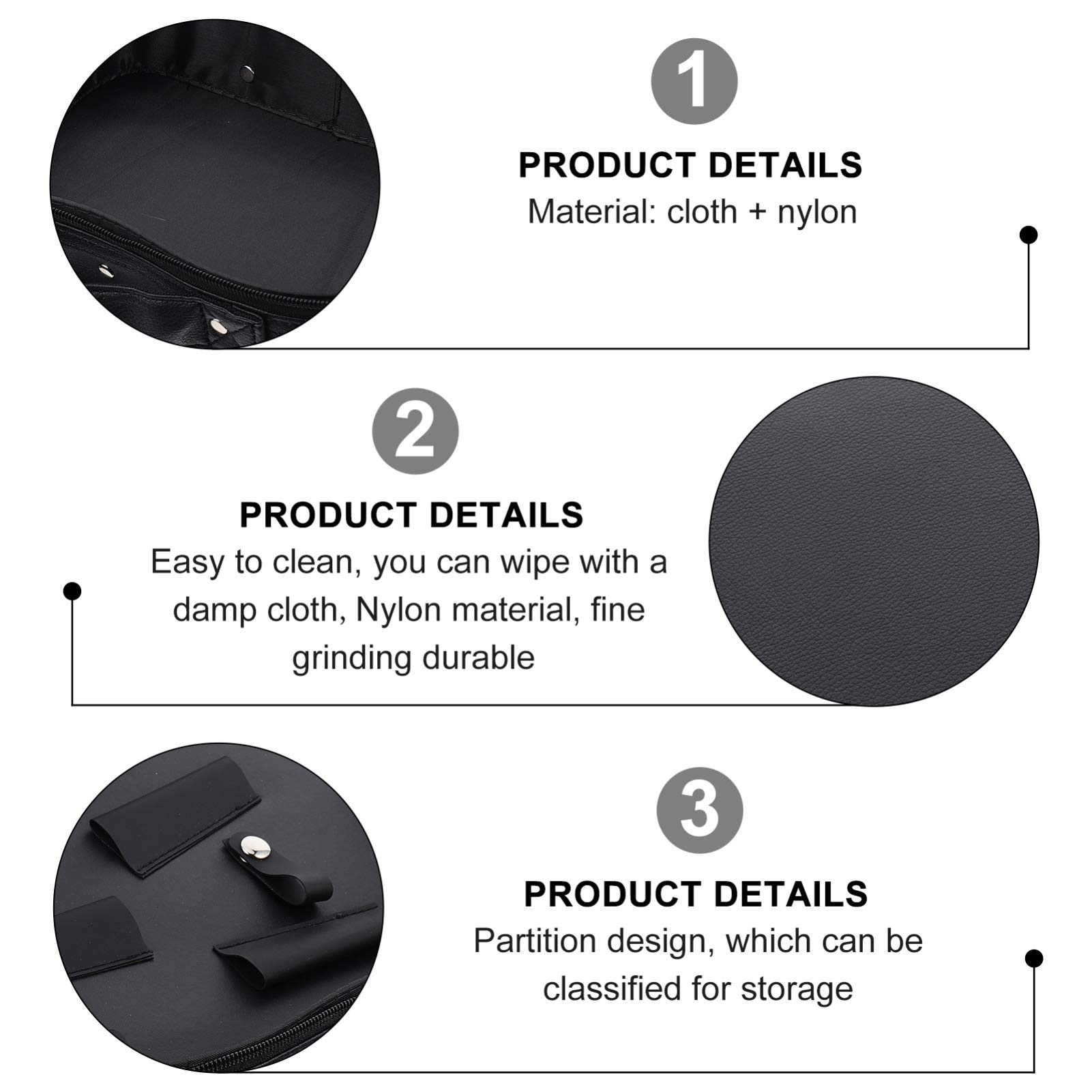 Barber Tool Bag, Hair Clipper Bag Cutting Scissors Storage Bag Shaving Kits Haircut Accessories Organizer Bag for Women Men