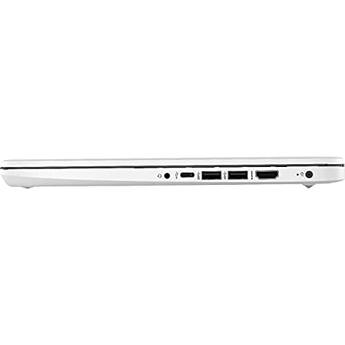 2021 Newest HP Premium 14-inch HD Laptop, Intel Dual-Core Processor Up to 2.8GHz, 8GB RAM, 64GB eMMC Storage, Webcam, Bluetooth, HDMI, Wi-Fi, White, Windows 10 with 1 Year Microsoft 365 (Renewed)