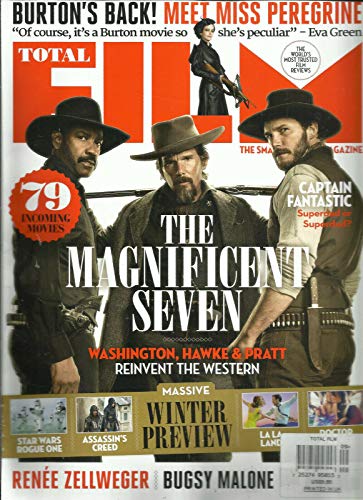 TOTAL FILM 249 MAGAZINE, THE MAGNIFICENT SEVEN SEPTEMBER, 2016 PRINTED IN UK