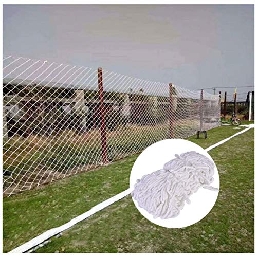 MAGFYLY Banister Guard net Outdoor Partition Protection Net, Cat Net for Balcony Anti-Fall Net Stairs Child Safety Net Construction Nylon Net, White (Size : 13m(310ft))